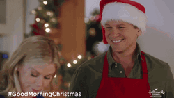 Good Morning Christmas Cast Cooking GIF | GIFDB.com