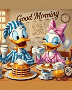 Good Morning Donald Duck Meme GIF | GIFDB.com