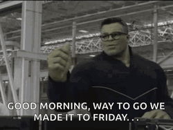 Good Morning Happy Friday Hulk GIF | GIFDB.com