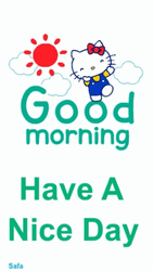 Good Morning Have A Nice Day Hello Kitty Dance GIF | GIFDB.com