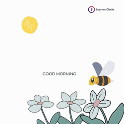 Good Morning Sunrise Bee Hope Flowers GIF | GIFDB.com