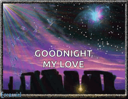 Good Night My Love Starry Night GIF | GIFDB.com