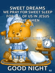 Good Night Pray For Blessings GIF | GIFDB.com