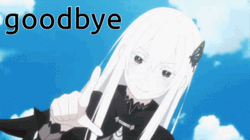 Goodbye Meme Re Zero Disappear GIF | GIFDB.com