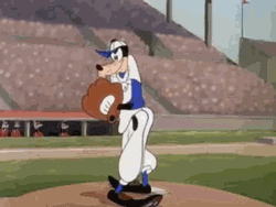 Goofy Baseball Pitch GIF | GIFDB.com