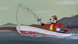 Goofy Fishing Boat GIF | GIFDB.com