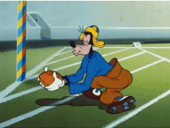 Goofy Loving Football Kickoff GIF | GIFDB.com