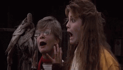 Goonies Kerri Green And Martha Plimpton Screaming Insane GIF | GIFDB.com