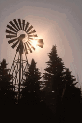 Graceful Windmill Radiant Sun GIF | GIFDB.com