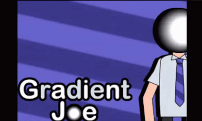 Gradient Joe Standing Shaking Head GIF | GIFDB.com