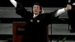 Graduation Ceremony Speech GIF | GIFDB.com