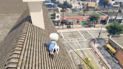 Grand Theft Kermit Falling Off Building GIF | GIFDB.com