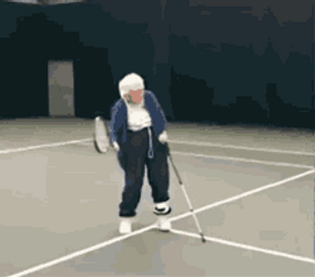 Granny Playing Pickleball Meme GIF | GIFDB.com