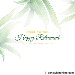 Green Floral Happy Retirement Greeting GIF | GIFDB.com