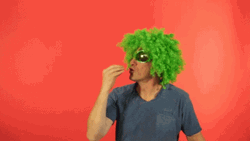 Green Hair Guy Perfect GIF | GIFDB.com