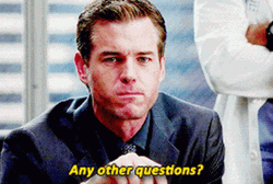 Grey's Anatomy Doctor Mark Sloan Any Questions GIF | GIFDB.com