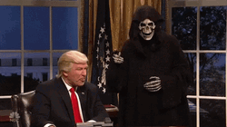 Grim Reaper Donald Trump Laughing Parody GIF | GIFDB.com