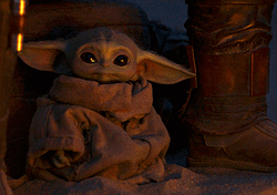 Grogu Seating Reaction GIF | GIFDB.com