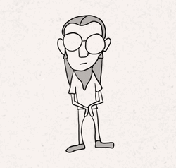 Man In Glasses Drawing Groovy GIF | GIFDB.com