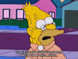 Grumpy Old Men Grampa Simpson GIF | GIFDB.com