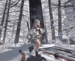 Guilty Gear Bridget Walking Yoyo GIF | GIFDB.com