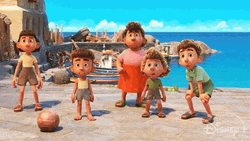 Guilty Kids Pointing At Luca GIF | GIFDB.com