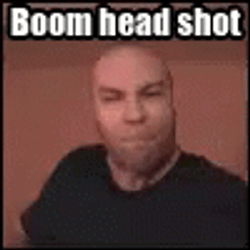 Guy Boom Headshot GIF | GIFDB.com