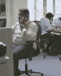 Guy Fell Down From Broken Chair GIF | GIFDB.com