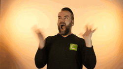 Guy Hollering With Hand Motion GIF | GIFDB.com