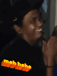 Guy Smiling Meh Hehe GIF | GIFDB.com