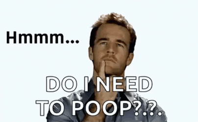Guy Thinking If Gotta Poop Or Not GIF | GIFDB.com