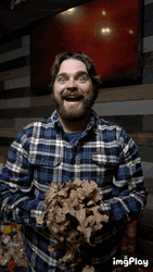 Guy Throws Fall Leaf GIF | GIFDB.com