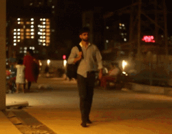 Guy Walking In The Night GIF | GIFDB.com