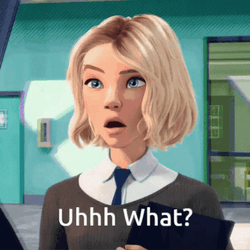 Gwen Stacy Stunned Asking What GIF | GIFDB.com