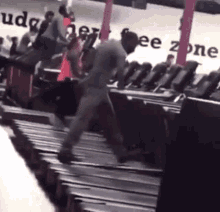 Gym Treadmill Walking GIF | GIFDB.com