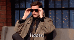 Hades Sunglasses Funny John Mulaney GIF | GIFDB.com