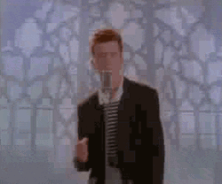 Hahaha Rick Roll GIF | GIFDB.com