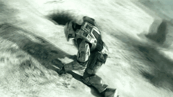 Halo 4 Video Game Crouching Army GIF | GIFDB.com