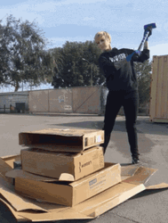 Angry Hammer Smash GIF | GIFDB.com