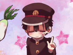 Hanako-kun Amane Pointing GIF | GIFDB.com