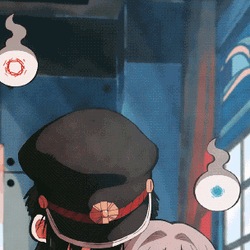 Hanako -kun Cuddling Yashiro Nene GIF | GIFDB.com