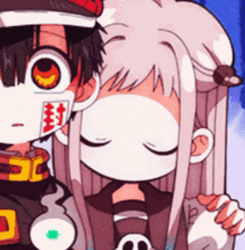 Hanako -kun Supporting Yashiro GIF | GIFDB.com