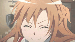 Happy And Cheerful Asuna GIF | GIFDB.com