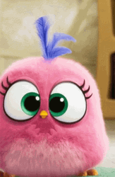 Happy Angry Birds Pink Dancing Cheerfully GIF | GIFDB.com