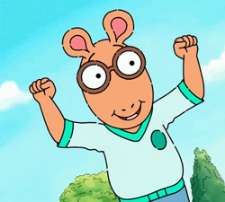 Happy Arthur Read Hooray GIF | GIFDB.com