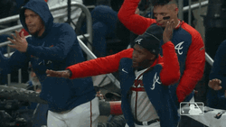 Happy Atlanta Players Braves Chop GIF | GIFDB.com