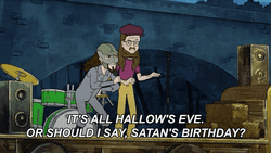 Happy Birthday Halloween Satan Bless The Harts GIF | GIFDB.com
