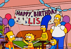 Happy Birthday Lisa Simpson GIF | GIFDB.com