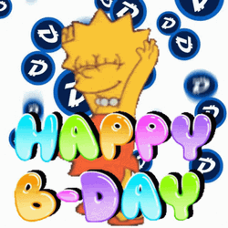 Happy Birthday Lisa Simpson Vibing GIF | GIFDB.com