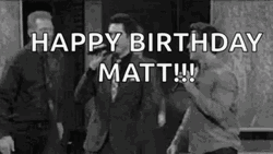 Happy Birthday Matt Classic Birthday Song GIF | GIFDB.com